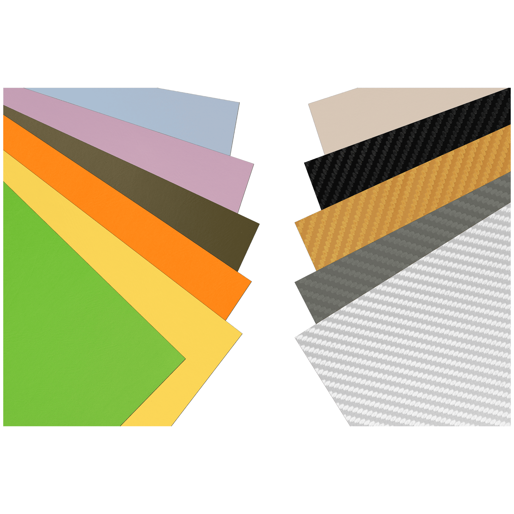 Laserable Leatherette 33 Colour Sample Set - 4" x 7" Rectangles ...